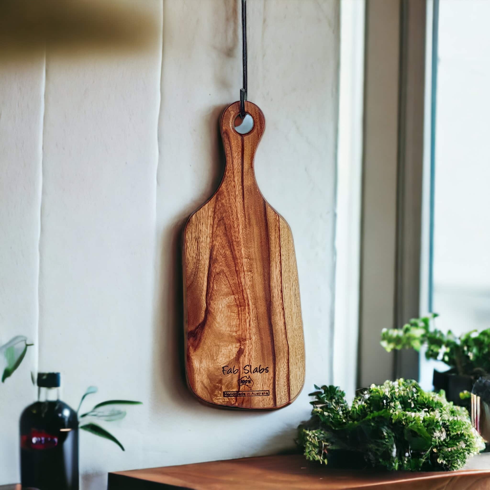 Small Wooden Paddle - Square Edge – Fab Slabs Online Store